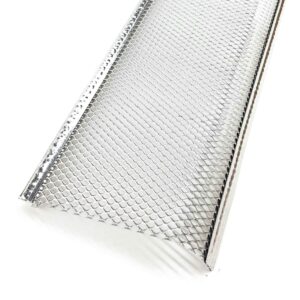 Aluminum Speed Screen Leaf Guard for Gutters (6 INCH, Mill Finish-CASE(5))