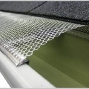 Aluminum Speed Screen Leaf Guard for Gutters (6 INCH, Mill Finish-CASE(5))