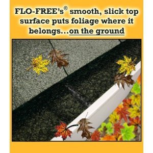 Flo-free Gutter Guard 6 Inch Best Leaf Protection Available 36 Ft Per Box