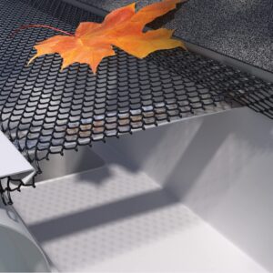 E-Z-Ziptight Powder Coated Steel Mesh Gutter Guards (for 6" Gutters) - Covers 39.25 feet