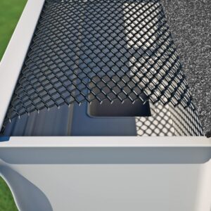 E-Z-Ziptight Powder Coated Steel Mesh Gutter Guards (for 6" Gutters) - Covers 39.25 feet