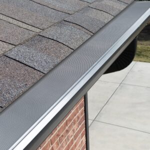 mxclimate gutter guard 5'',stainless steel diy gutter cover system 48ft,micromesh gutter guards downspout leaf protection fits any traditional roof gutter type