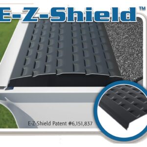 E-Z-GUTTER GUARD EZ-Shield-10 Gutter Guard, Black