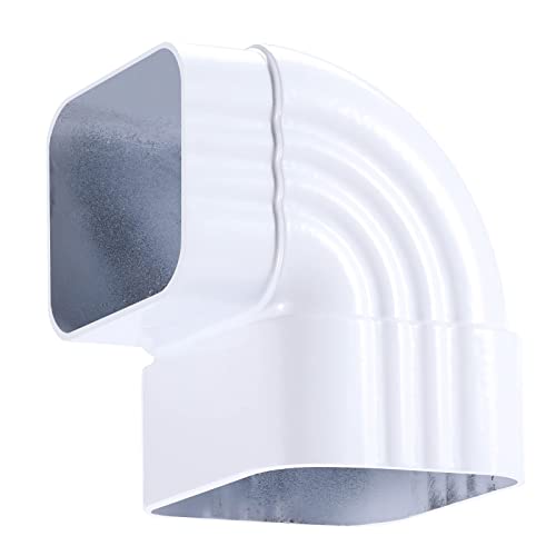 VYH Gutter Elbows 2x3,90 Degree Gutter Elbow, Downspout Elbow, 90 Gutter Elbow，Roofing Gutter Downspout Elbows (Style A)