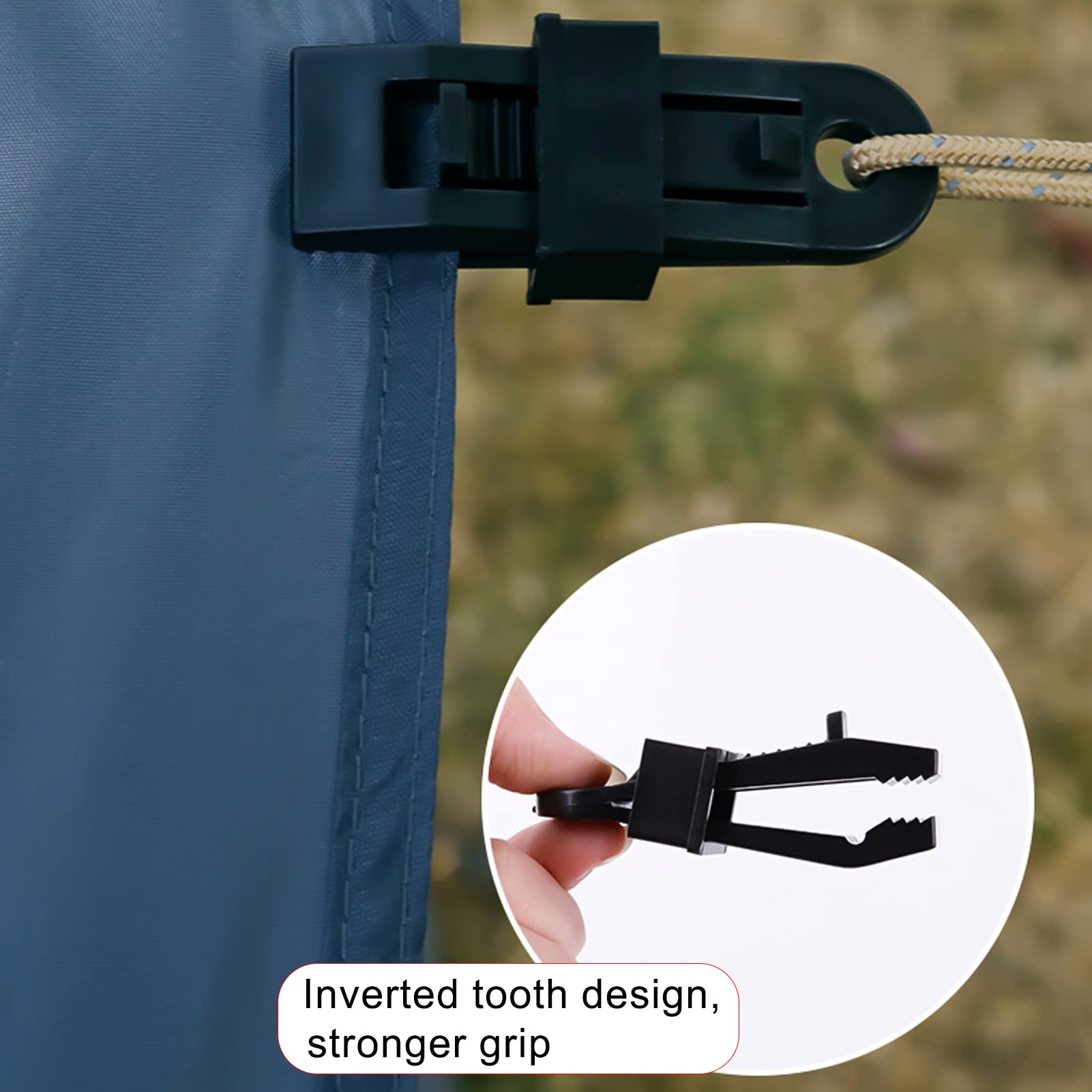 Tarp Clips Heavy Duty Lock Grip,Tarp Clamps for Cover Awnings, Outdoor Camping, Caravan Canopies, Car Covers