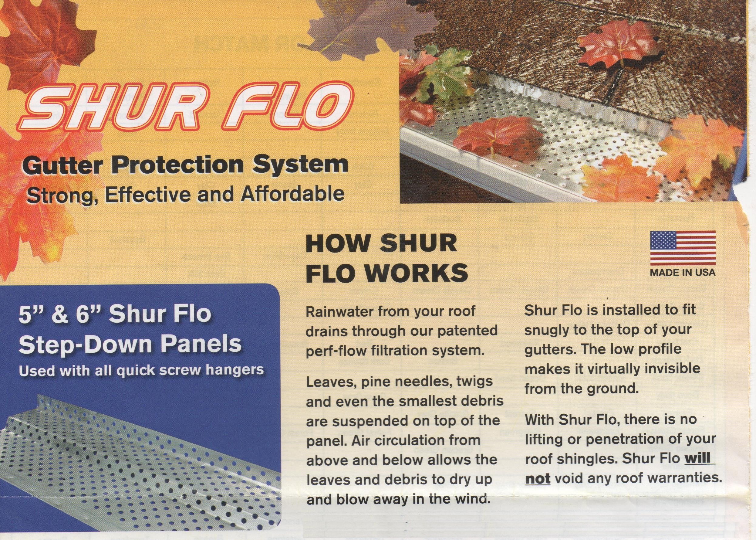 (200 feet) Shur Flo X Leaf Guard Gutter Protector for 5" K-Style Gutters. White Aluminum. 50 Panels x 4.00' Each.