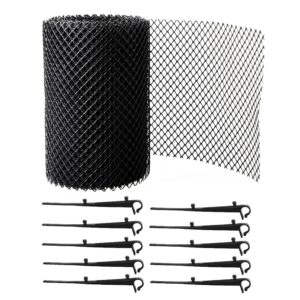 1 set anti-falling net mesh netting protecting netting gardening nets sink nets plastic eaves net anti leaf protection net gardening mesh plastic net mesh protective nets