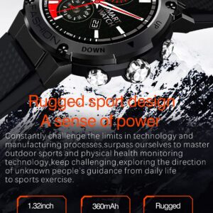 Smart Watches for Men Activity Fitness Tracker Smartwatch with Bluetooth Call Blood Pressure Heart Rate SpO2 Sleep Monitor Pedometer Waterproof Sport Watches Compatible with Android iOS Phone…