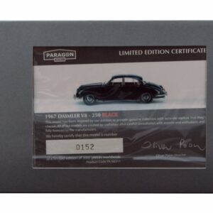 1967 Daimler V8-250 Black 1/18 by Paragon 98311 Limited Edition. Only 3000pc Produced Worldwide. Comes with numbered Certificate of Authenticity. by Paragon