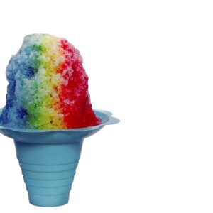 Paragon - Manufactured Fun 8-Ounce SNO-Cone Flower Drip Tray Cups, Multicolor, 100-Cup Case