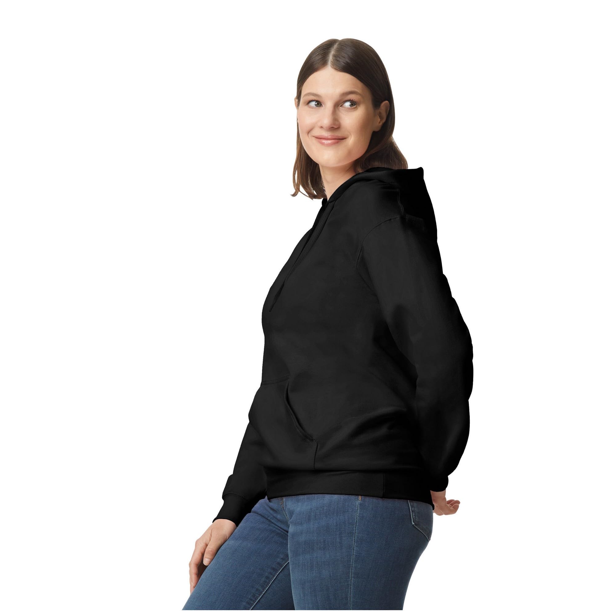 Gildan Unisex Adult Softstyle Fleece Midweight Hoodie (L) (Paragon)