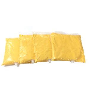 paragon muy fresco cheddar cheese sauce bags, disposable pouches, yellow, 2.18 oz, pack of 2