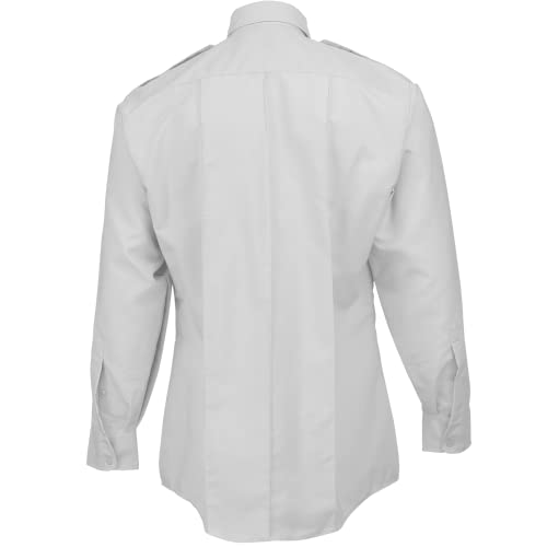 Elbeco Paragon Plus Ls Shirt, White - P877-16.5-35