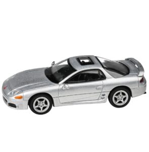 3000gt gto silver metallic with sunroof 1/64 diecast model car by paragon models pa-55139