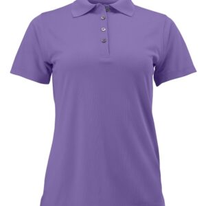 Paragon Women'S Performance Mesh Polo (Grape) (S)