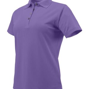 Paragon Women'S Performance Mesh Polo (Grape) (S)