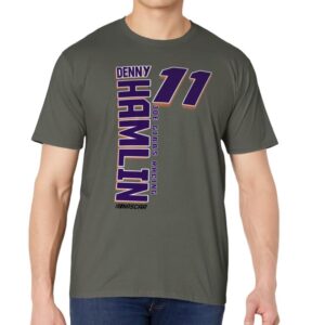 NASCAR - Denny Hamlin - Vertical Carbon Fiber T-Shirt