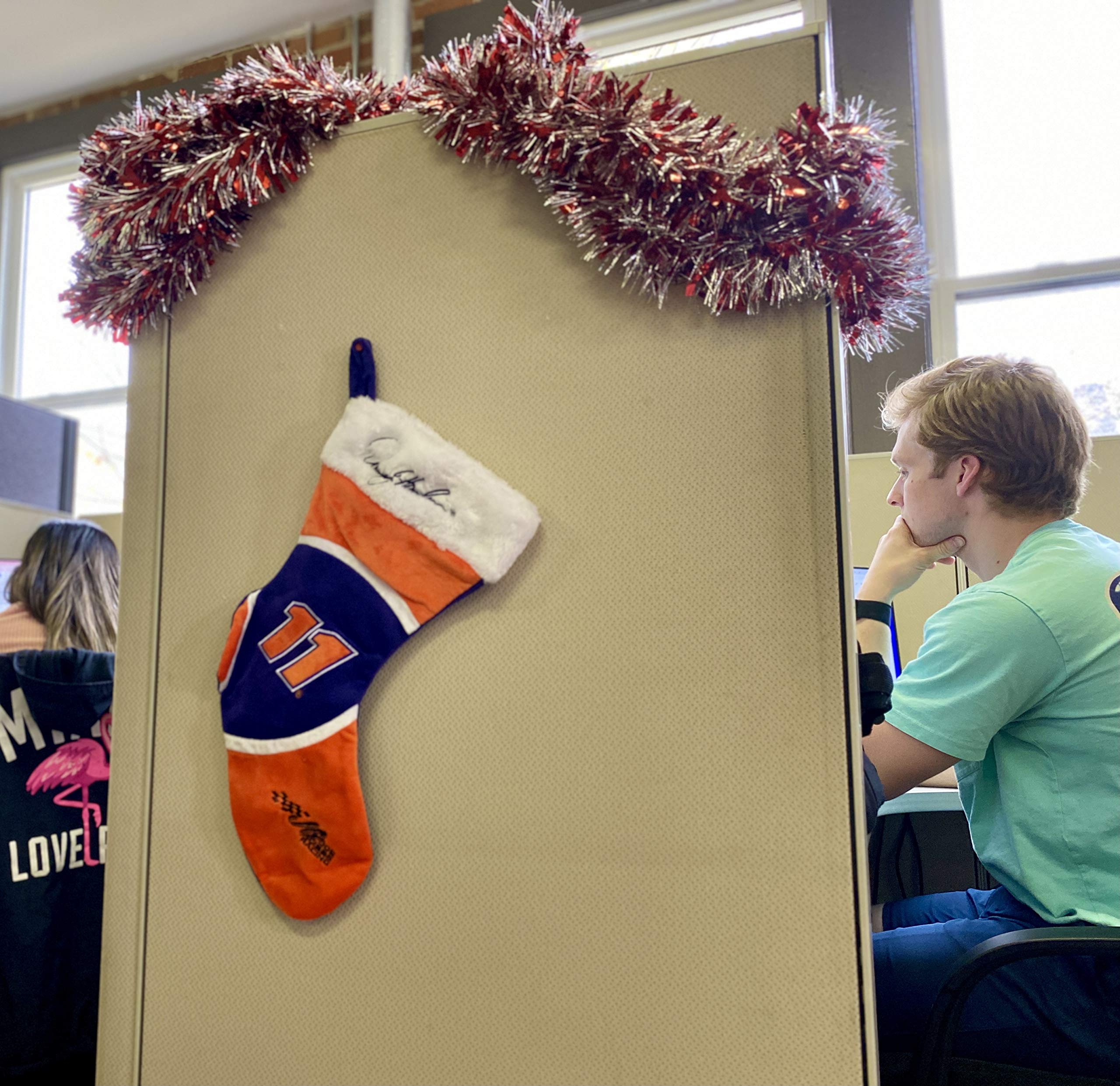 FOCO NASCAR Christmas Stocking - Limited Edition Holiday Stocking - Represent Racing with Officially Licensed NASCAR Holiday Fan Gear (#11 Denny Hamlin)