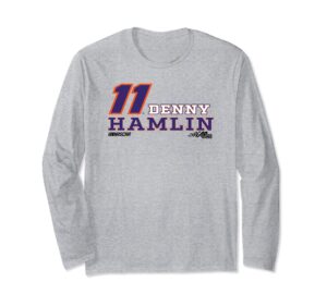 nascar - denny hamlin - driver long sleeve t-shirt