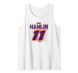 nascar - denny hamlin - flag tank top