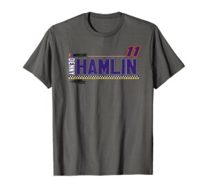 nascar - denny hamlin - stripes t-shirt