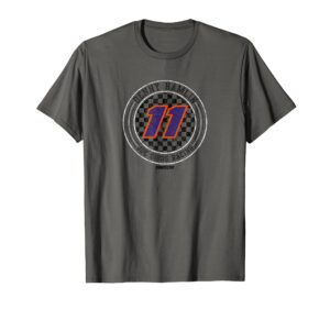 nascar - denny hamlin - checkered circle t-shirt