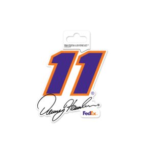 rico industries nascar racing denny hamlin #11 2022 5" x 7" vinyl die-cut decal - car/truck/home accessory