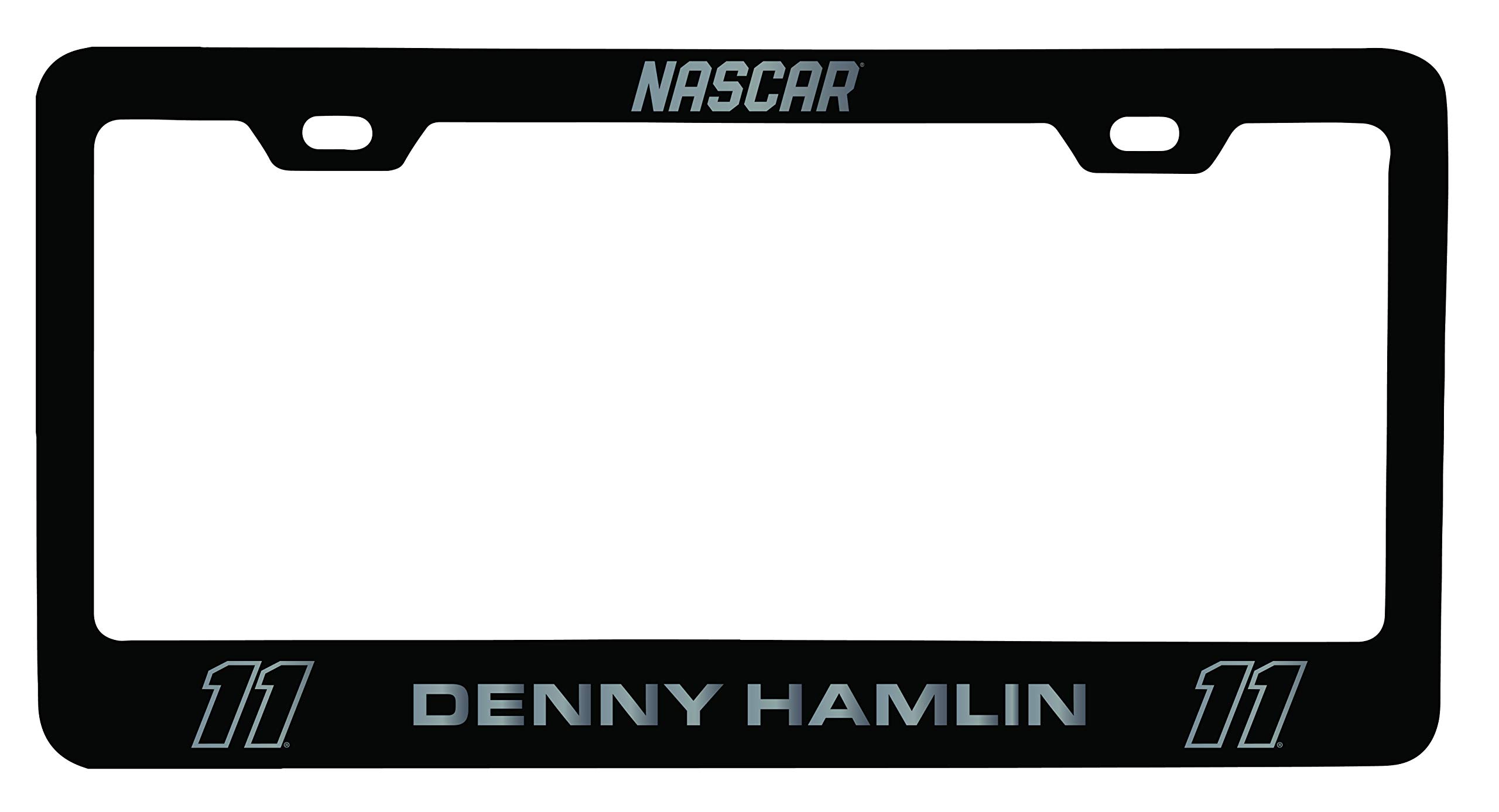 Denny Hamlin # 11 Nascar Etched License Plate Frame Black New for 2021