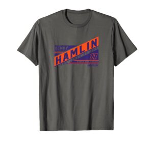 nascar - denny hamlin - oil can t-shirt