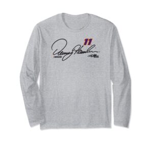 nascar - denny hamlin - signature long sleeve t-shirt