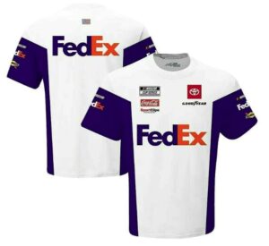 checkered flag denny hamlin 2022 sublimated uniform pit crew t-shirt white (as1, alpha, xx_l, regular, regular, xx-large)