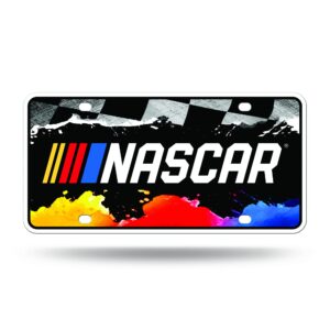 rico industries nascar logo metal auto tag 8.5" x 11" - great for truck/car/suv