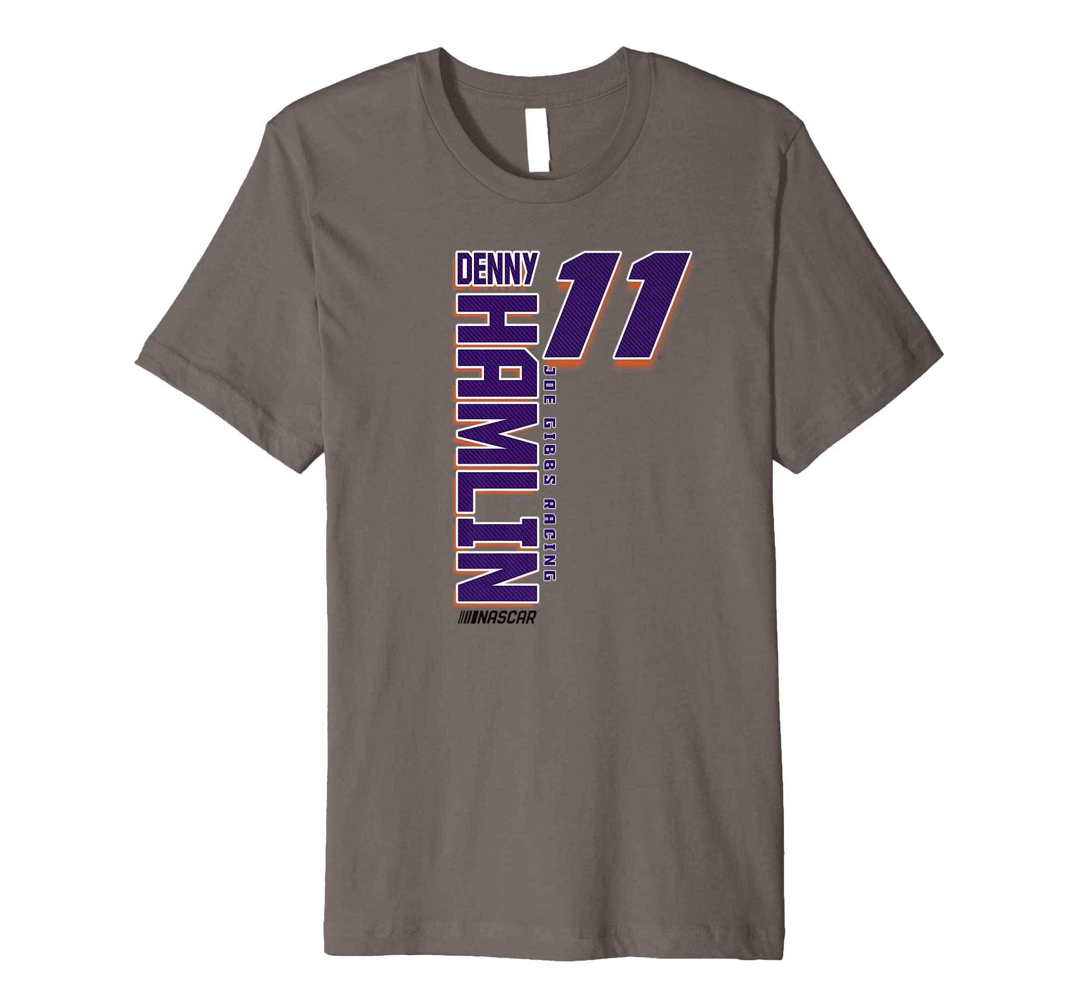 NASCAR - Denny Hamlin - Vertical Carbon Fiber Premium T-Shirt