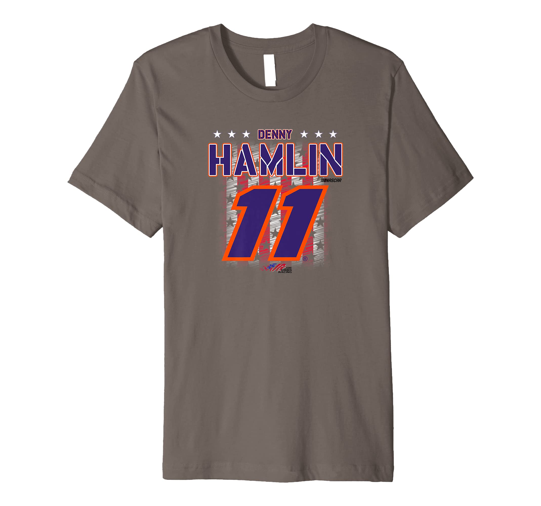 NASCAR - Denny Hamlin - Flag Premium T-Shirt