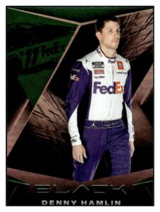 2022 panini chronicles black green #6 denny hamlin nm+-mt+ nascar racing fedex express/joe gibbs racing/toyota racing