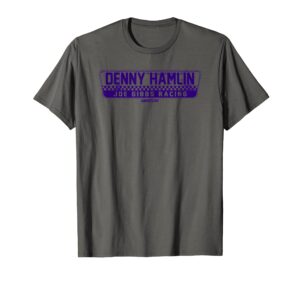 nascar - denny hamlin - distressed stamp t-shirt