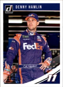 2019 donruss racing #63 denny hamlin fedex express/joe gibbs racing/toyota official nascar trading card