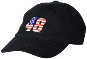 top of the world denny hamlin men's favorite driver patriotic number adjustable cotton crew hat, adjustable