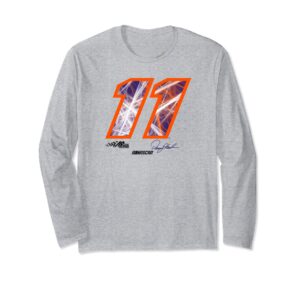 nascar - denny hamlin - laser long sleeve t-shirt