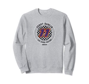 nascar - denny hamlin - checkered circle sweatshirt