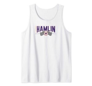 nascar - denny hamlin - racing flags tank top