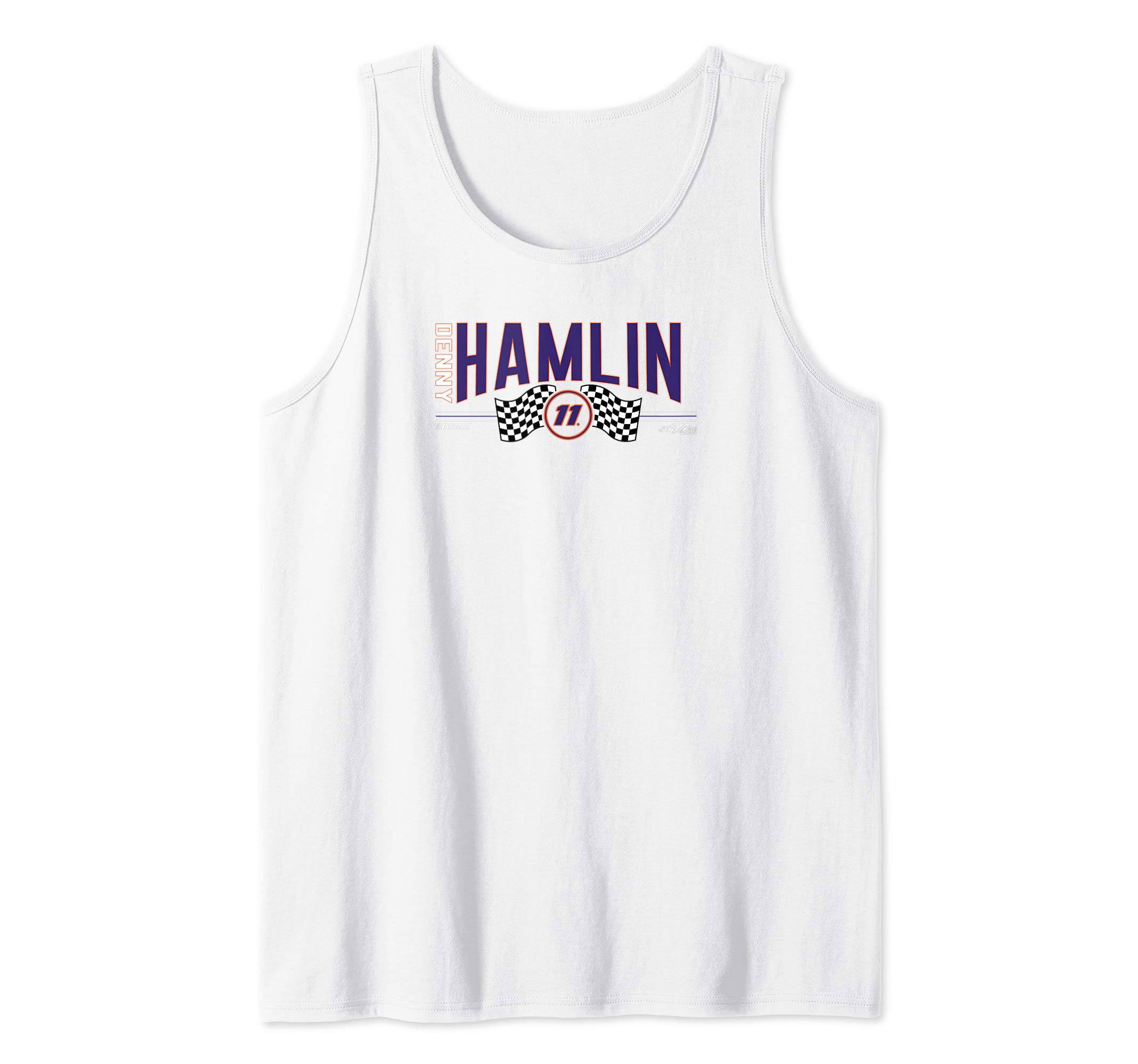 NASCAR - Denny Hamlin - Racing Flags Tank Top