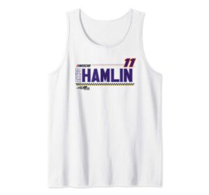 nascar - denny hamlin - stripes tank top