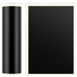 isslly 2 pcs black laser engraving marking paper, laser color engraving paper for metal, ceramics