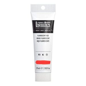 liquitex professional heavy body acrylic paint, 2-oz (59ml) tube, fluorescent red