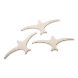 woodriver aluminum seagull inlays - large 3 pack