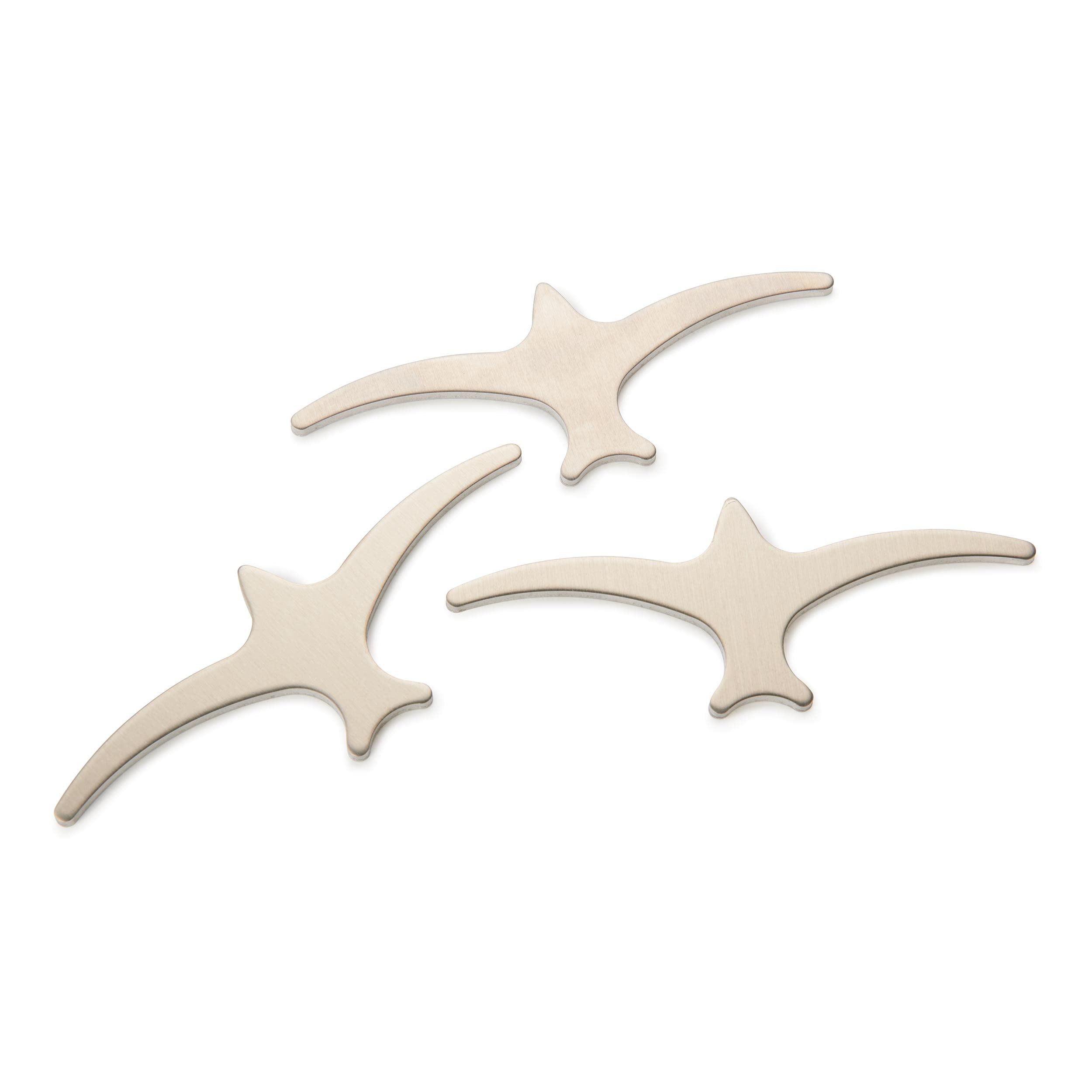 WoodRiver Aluminum Seagull Inlays - Large 3 Pack