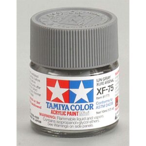 tamiya acrylic mini xf75 ijn gray tam81775 plastics paint acrylic