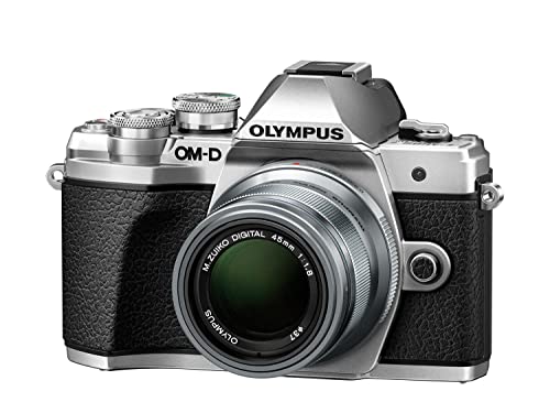 OM SYSTEM OLYMPUS M.Zuiko Digital 45mm F1.8 Silver For Micro Four Thirds System Camera, Compact Design Beautiful, Bokeh Bright