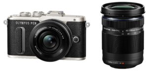 olympus pen e-pl8 ez double zoom kit [black][international version, no warranty]